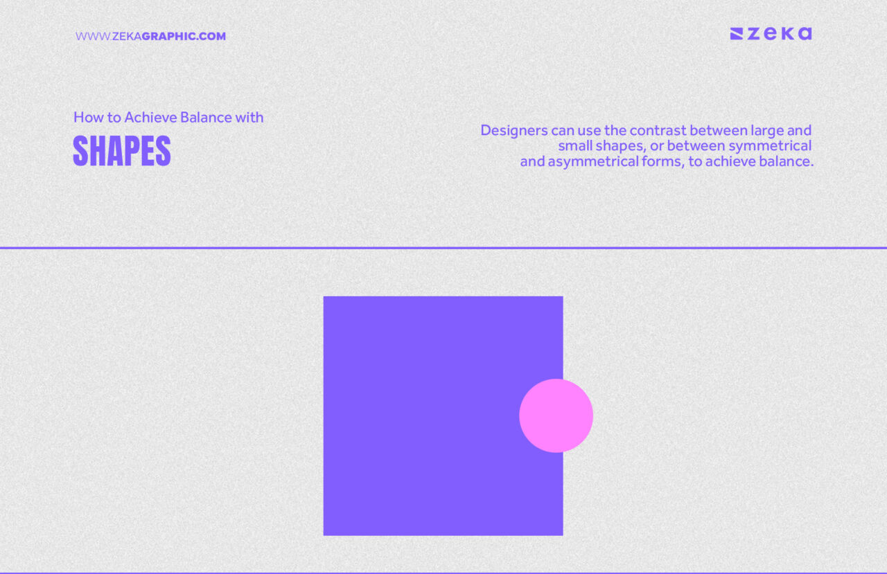 How To Use Balance in Graphic Design - Zeka Design