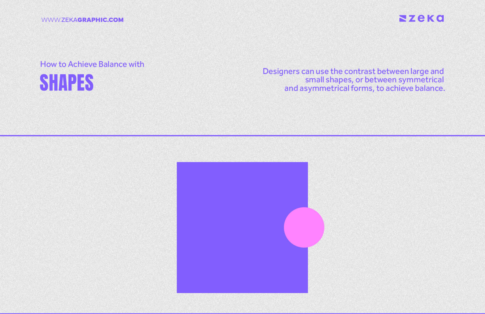 How To Use Balance in Graphic Design - Zeka Design