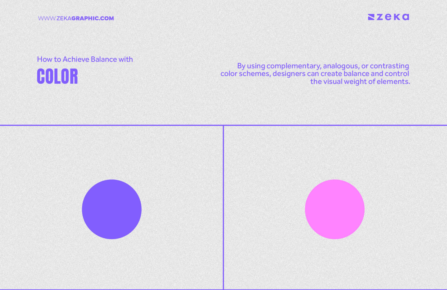 How To Use Balance in Graphic Design - Zeka Design