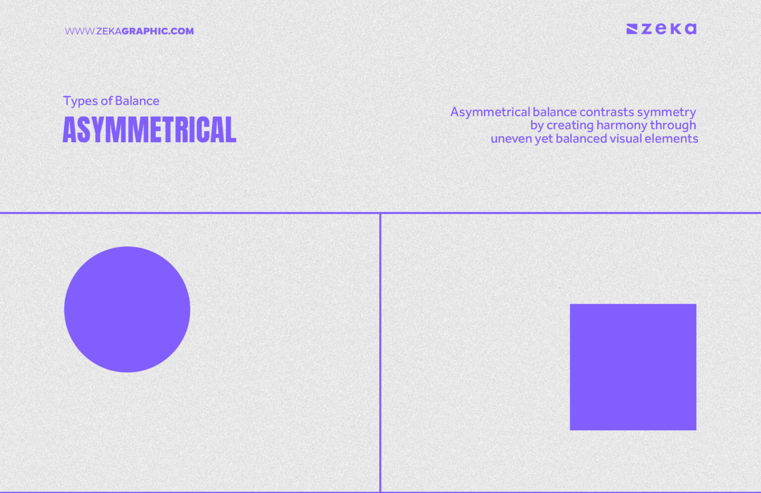 How To Use Balance in Graphic Design - Zeka Design