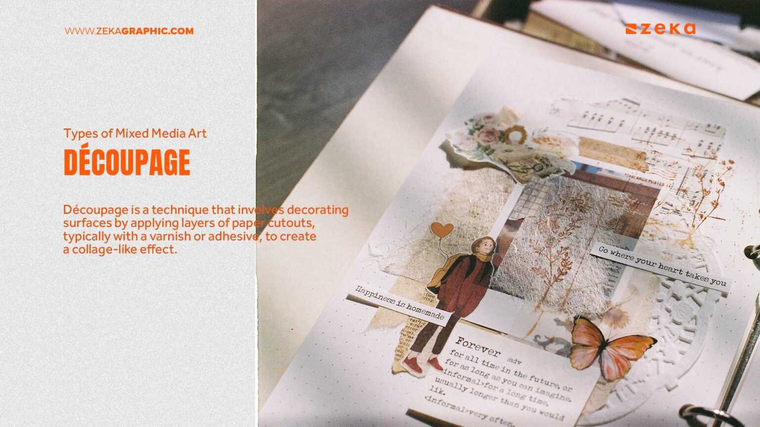 Mixed Media in Graphic Design (Complete Guide) - Zeka Design