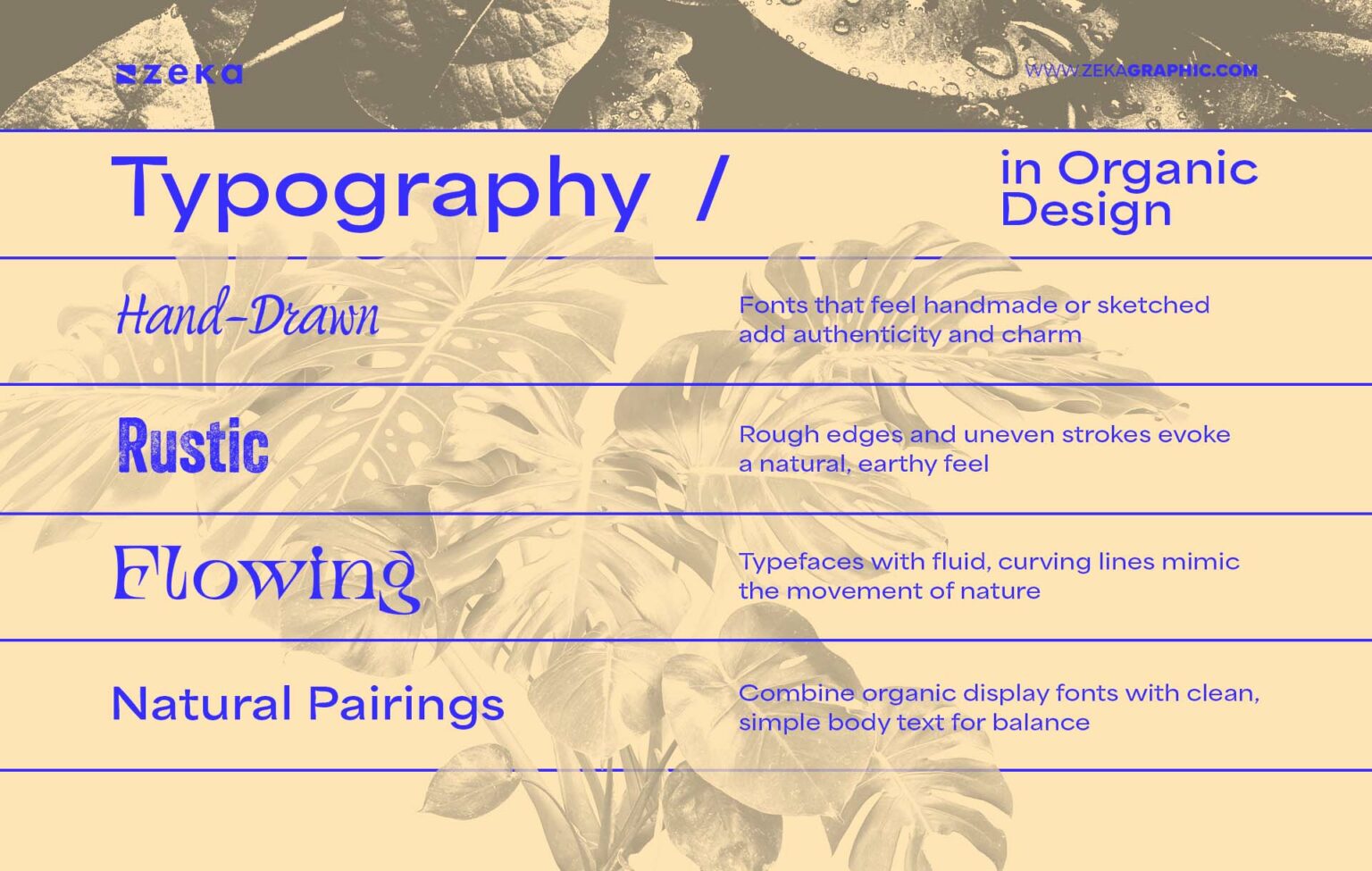 Natural and Organic Graphic Design (Ultimate Guide) - Zeka Design