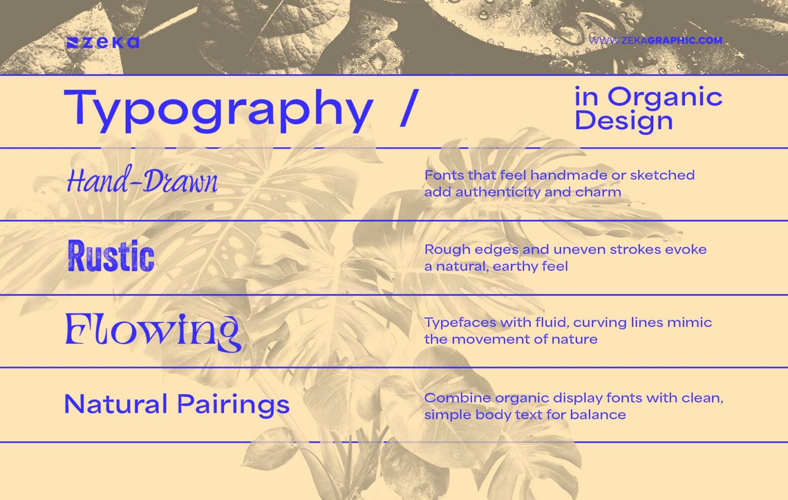 Natural and Organic Graphic Design (Ultimate Guide) - Zeka Design