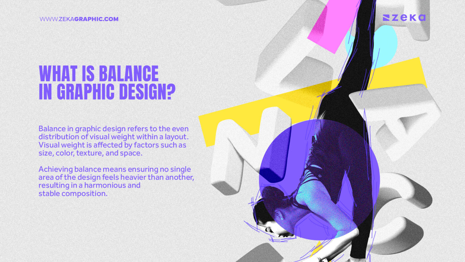 How To Use Balance in Graphic Design - Zeka Design