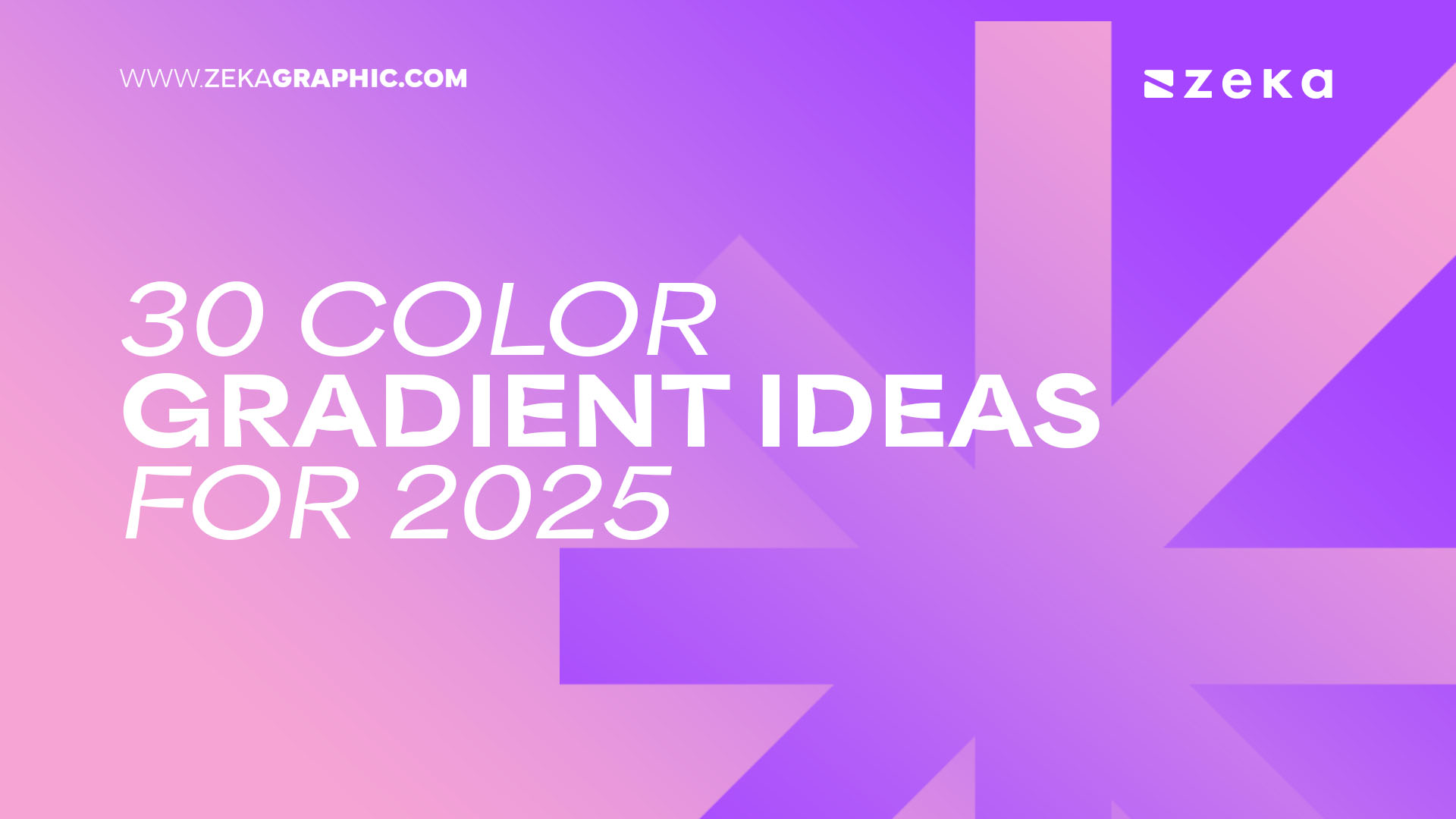 30 Creative Color Gradient Ideas for 2025 - Zeka Design