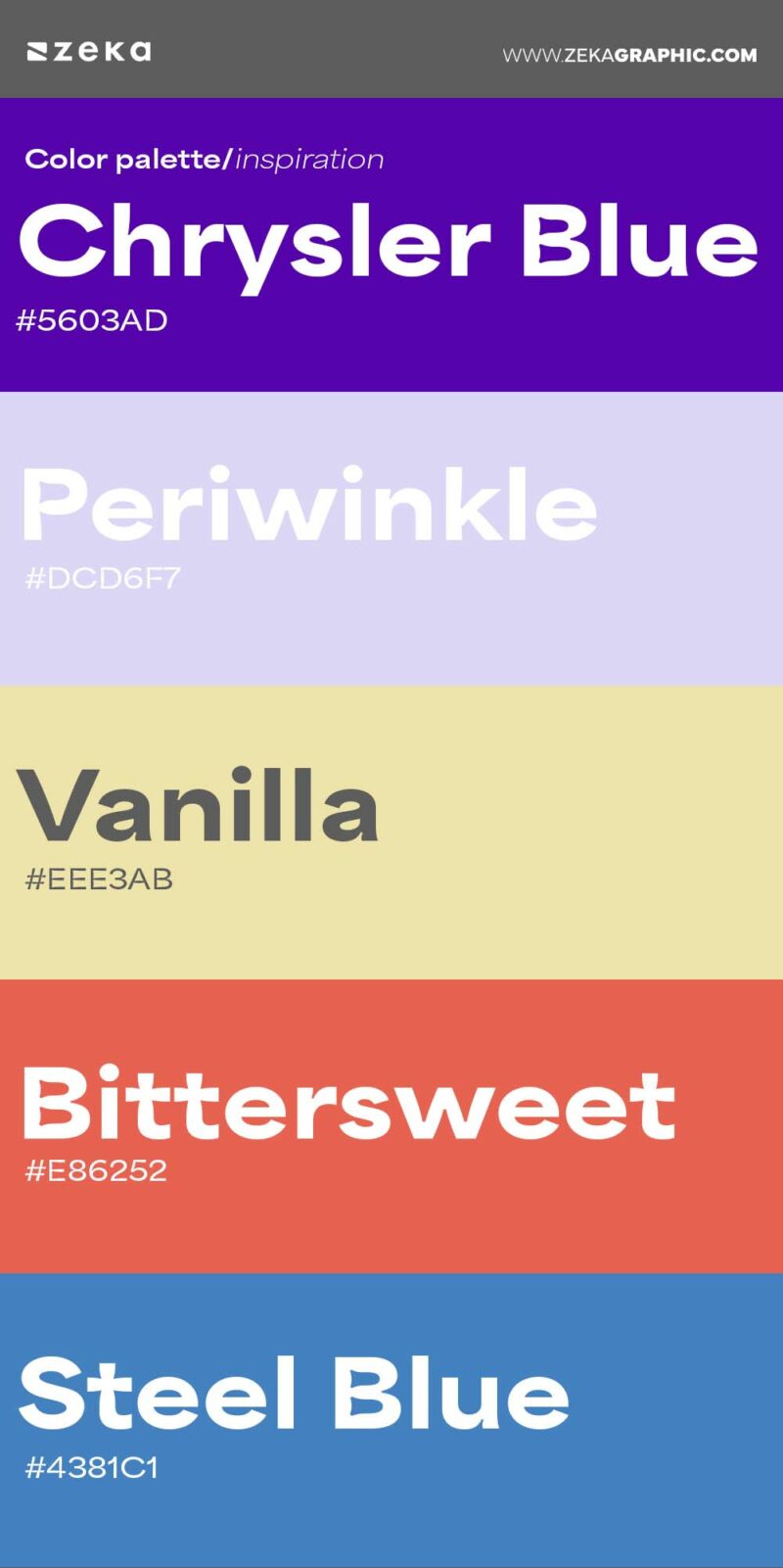 30 Creative Color Palette Ideas for Graphic Designers - Zeka Design