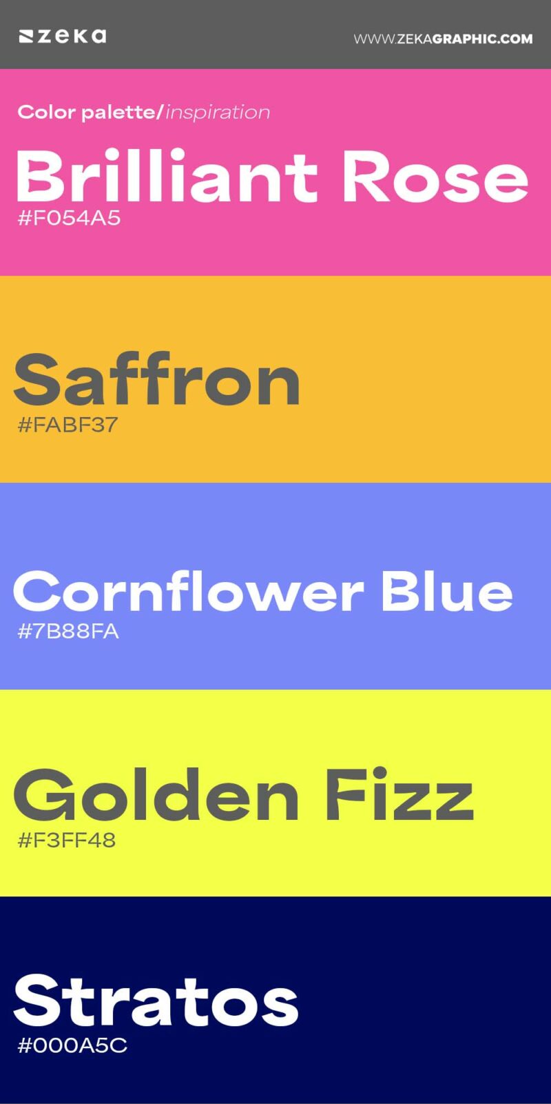 30 Creative Color Palette Ideas for Graphic Designers - Zeka Design
