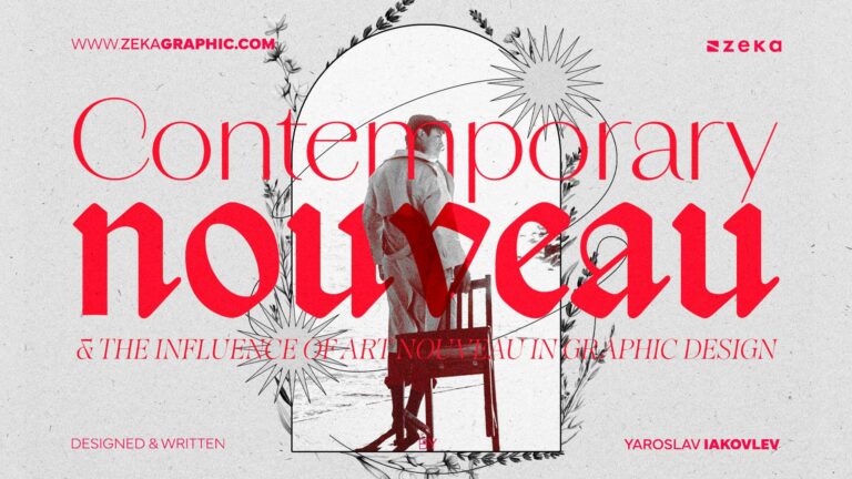 Art Nouveau in Graphic Design (Contemporary Nouveau Guide) - Zeka Design