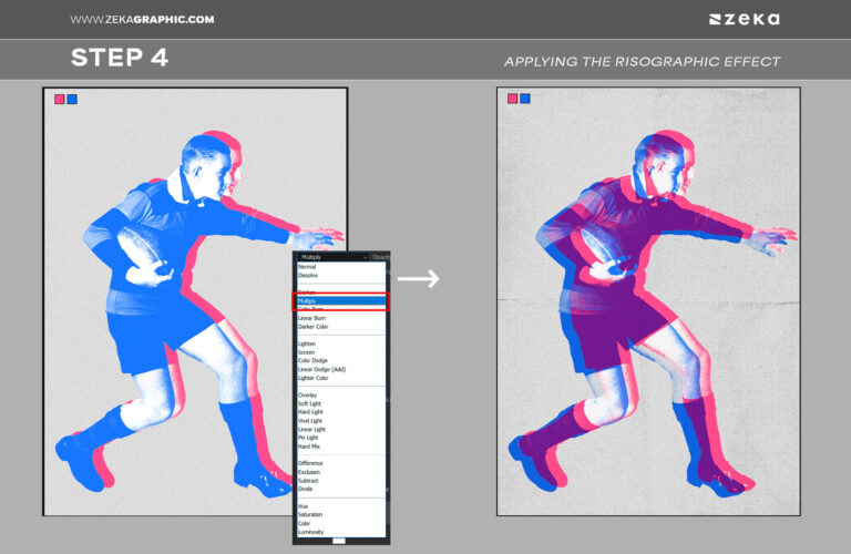 Vintage Risograph Effect: Photoshop Tutorial - Zeka Design