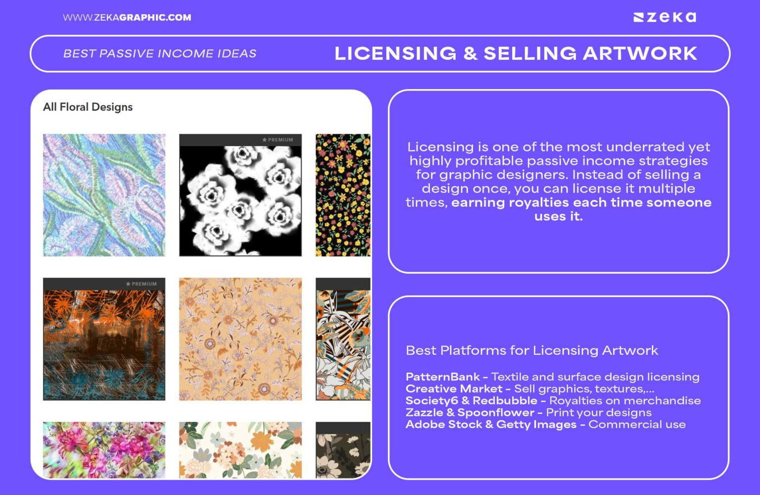 10 Best Passive Income Ideas for Graphic Designers - Zeka Design