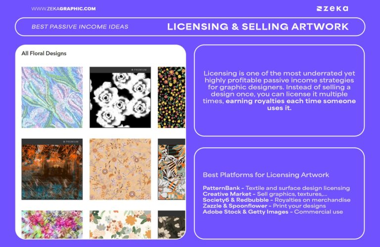10 Best Passive Income Ideas for Graphic Designers - Zeka Design