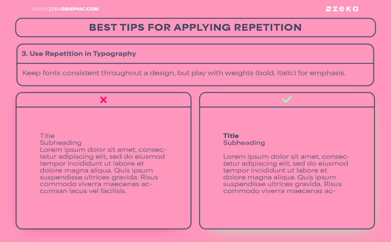The Power of Repetition in Graphic Design (Complete Guide) - Zeka Design