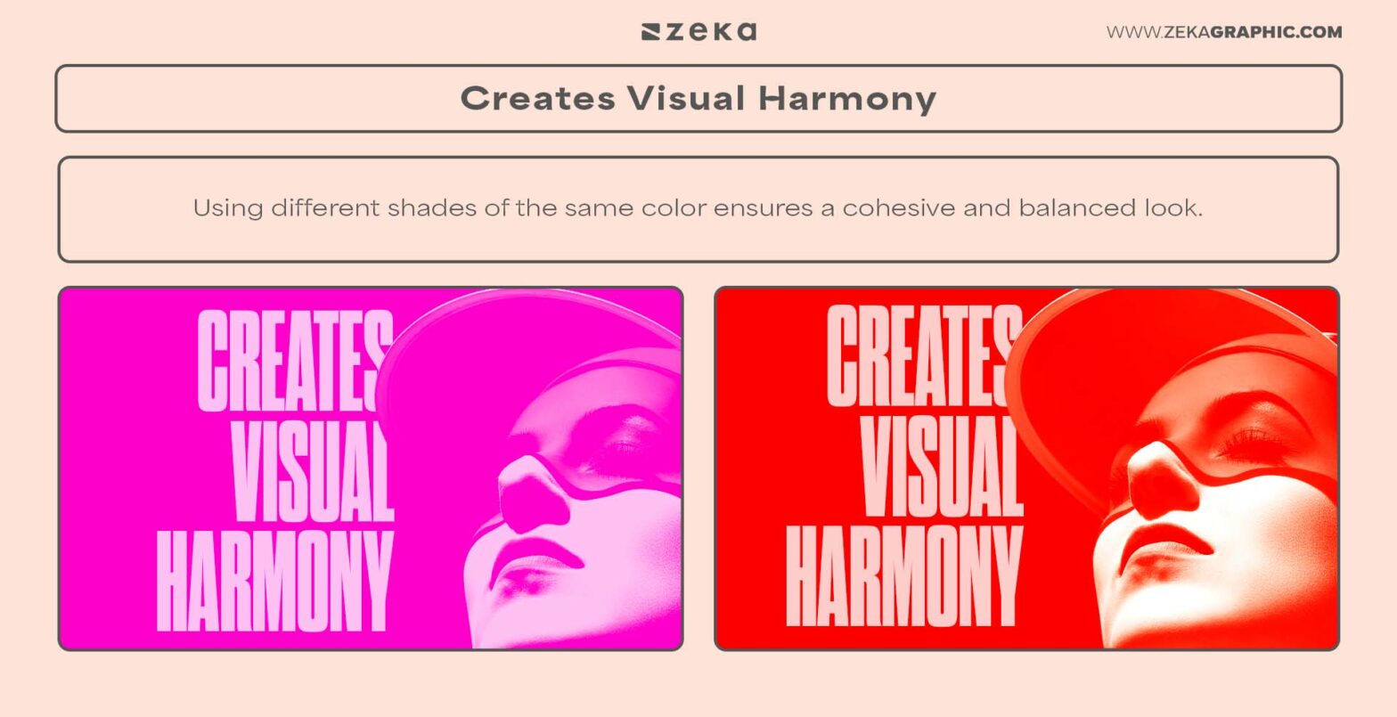Monochromatic Colors in Graphic Design (Ultimate Guide) - Zeka Design