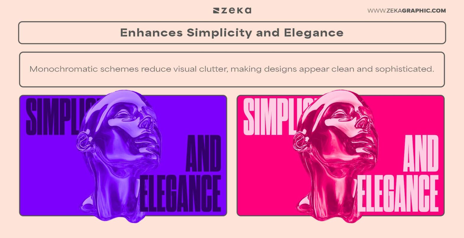 Monochromatic Colors in Graphic Design (Ultimate Guide) - Zeka Design