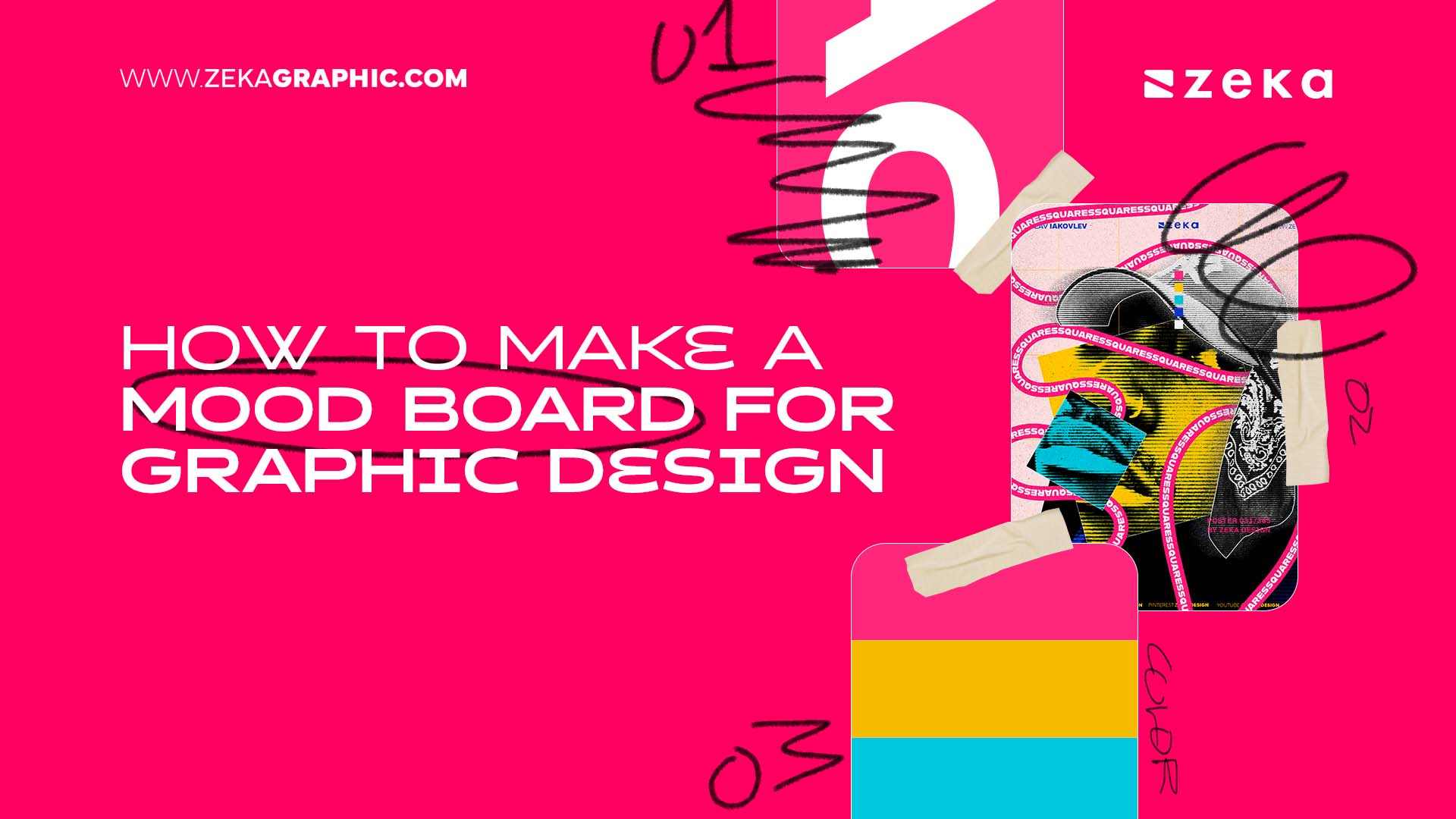 How to Make a Mood Board for Graphic Design (Step-by-Step) - Zeka Design