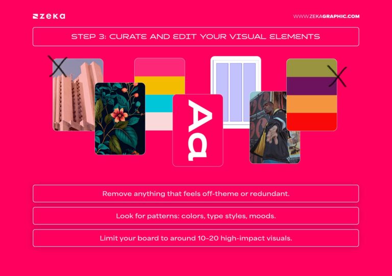 How to Make a Mood Board for Graphic Design (Step-by-Step) - Zeka Design