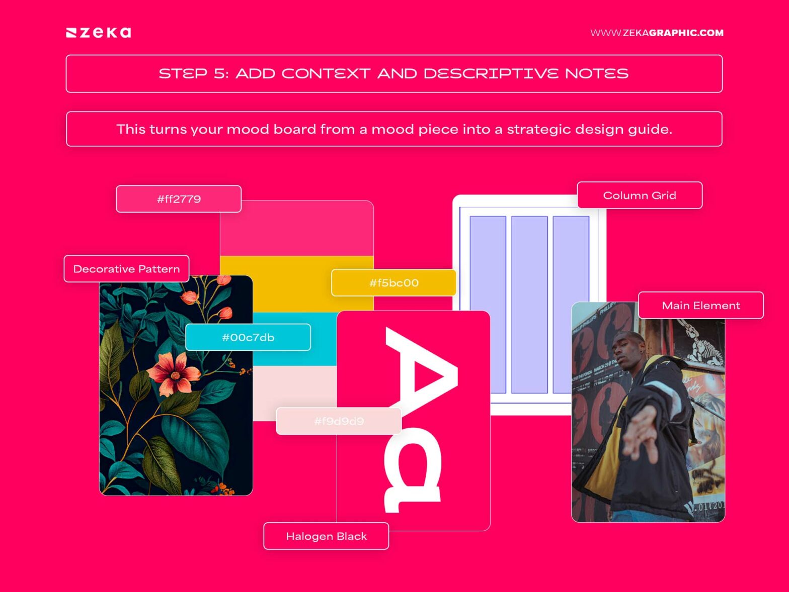 How to Make a Mood Board for Graphic Design (Step-by-Step) - Zeka Design