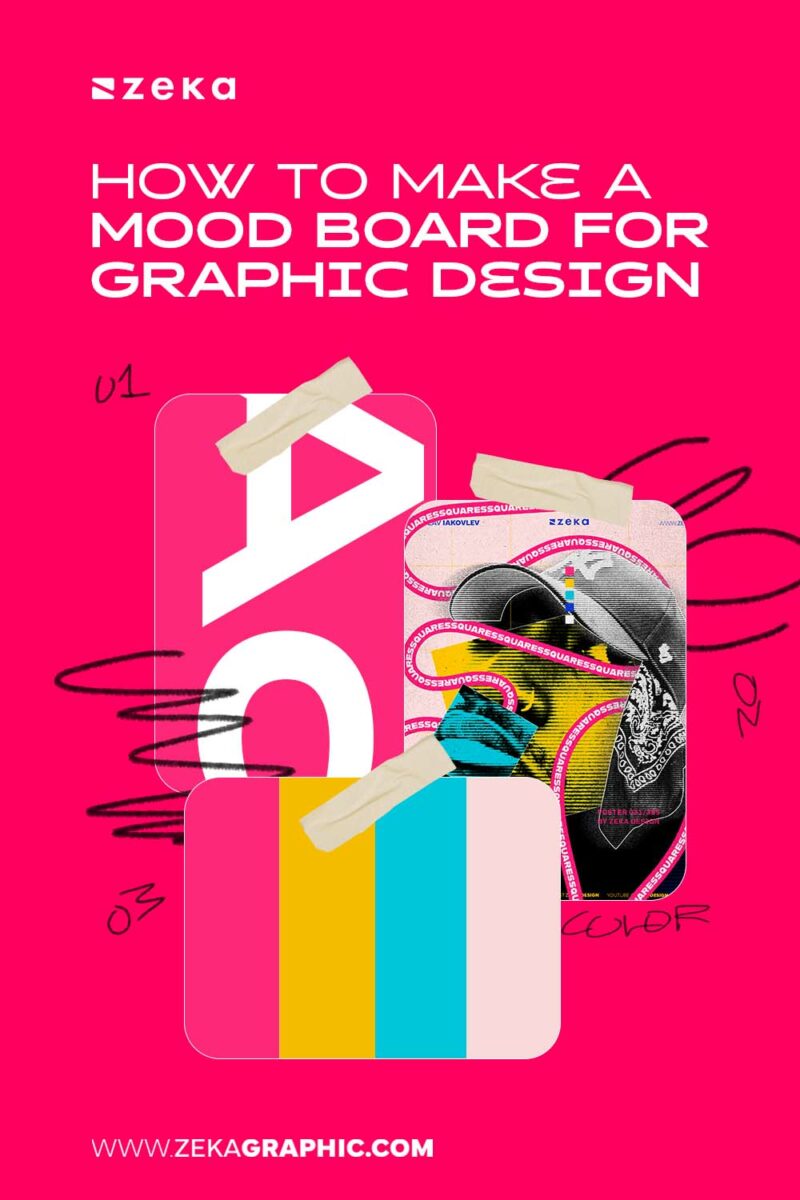 How to Make a Mood Board for Graphic Design (Step-by-Step) - Zeka Design