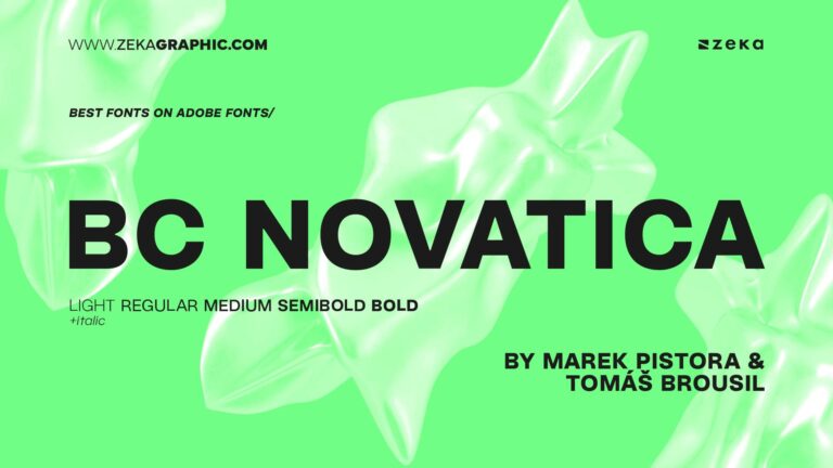 22 Best Fonts on Adobe Fonts for Graphic Design - Zeka Design