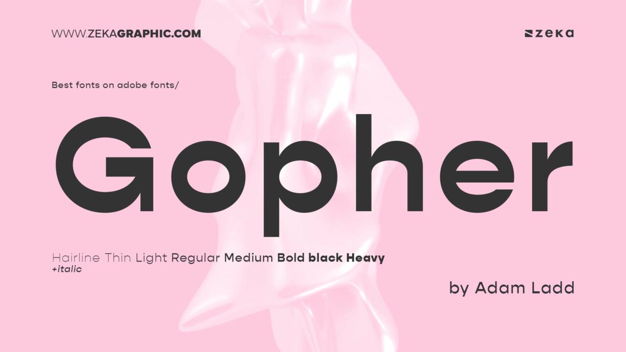 22 Best Fonts on Adobe Fonts for Graphic Design - Zeka Design