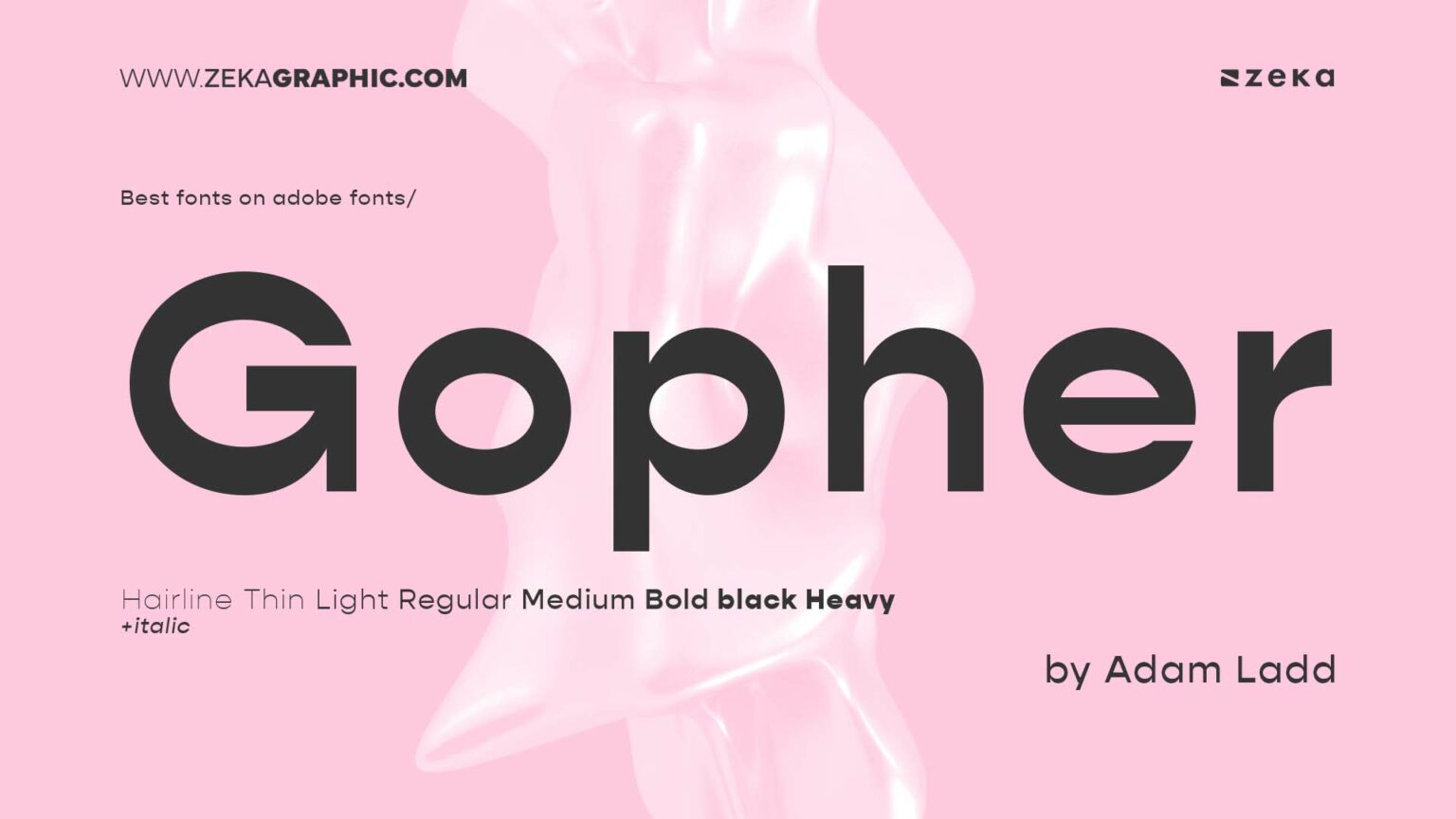 22 Best Fonts on Adobe Fonts for Graphic Design - Zeka Design
