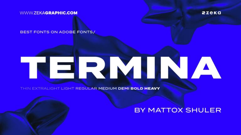 22 Best Fonts on Adobe Fonts for Graphic Design - Zeka Design