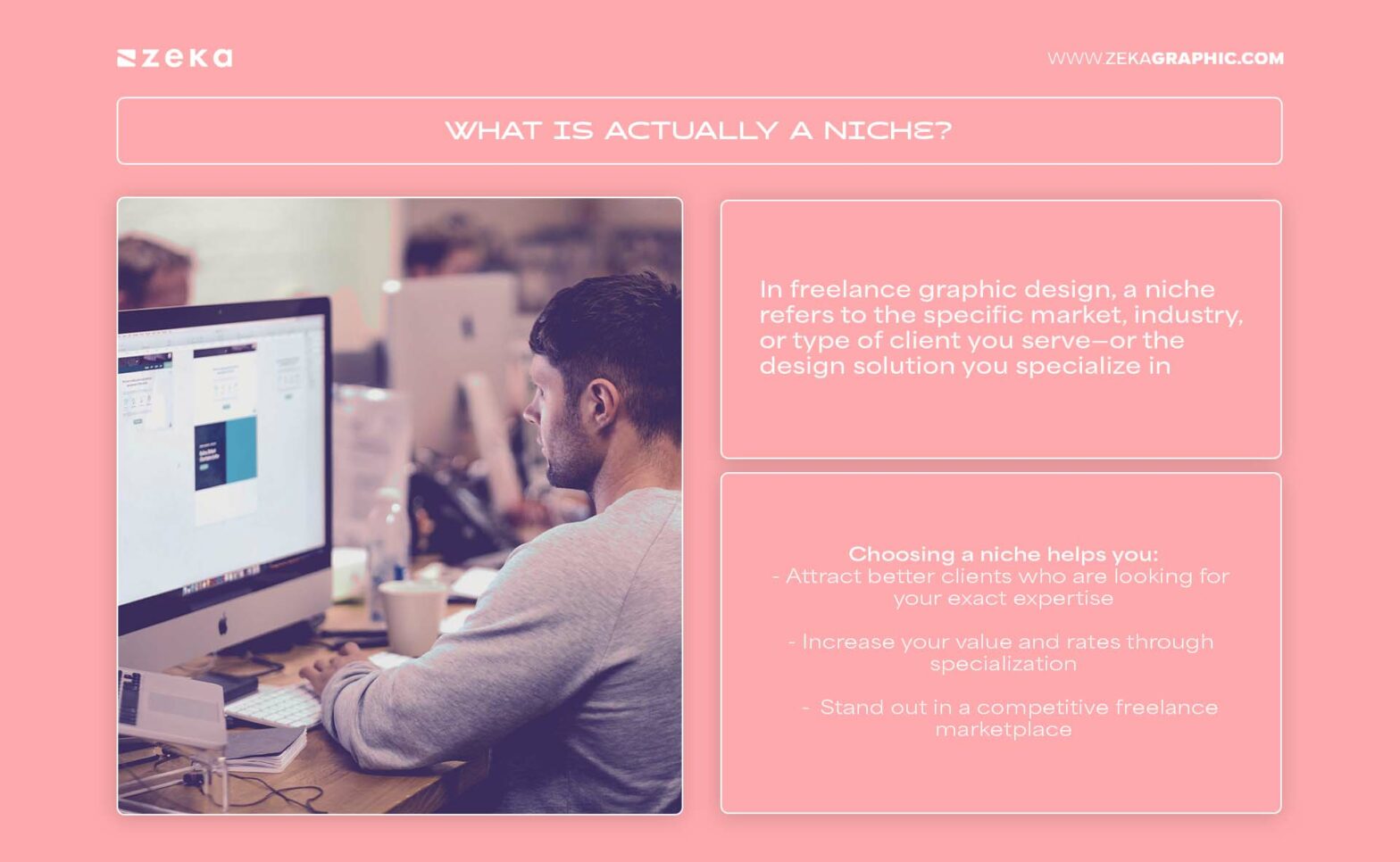 How to Find Your Niche in Freelance Graphic Design - Zeka Design