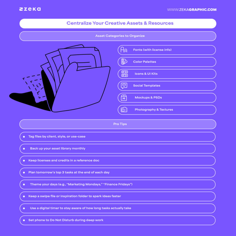 How to Stay Organized as a Graphic Designer: Master Your Workflow ...