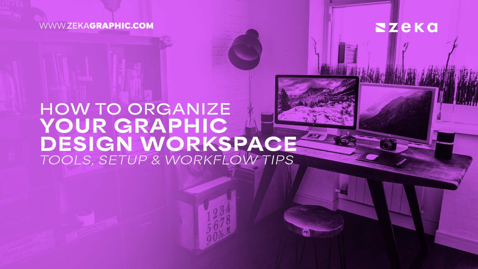 How to Organize Your Graphic Design Workspace: Tools, Setup & Workflow ...