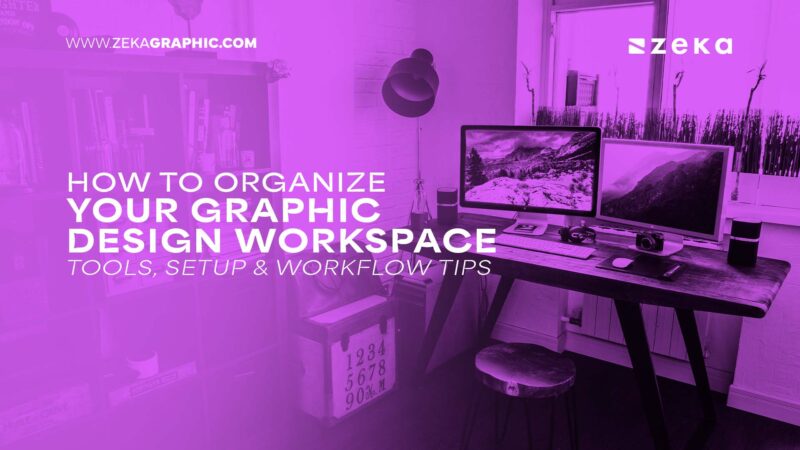 How to Organize Your Graphic Design Workspace: Tools, Setup & Workflow ...
