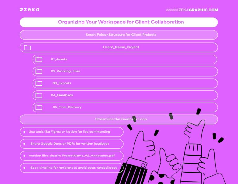 How to Organize Your Graphic Design Workspace: Tools, Setup & Workflow ...