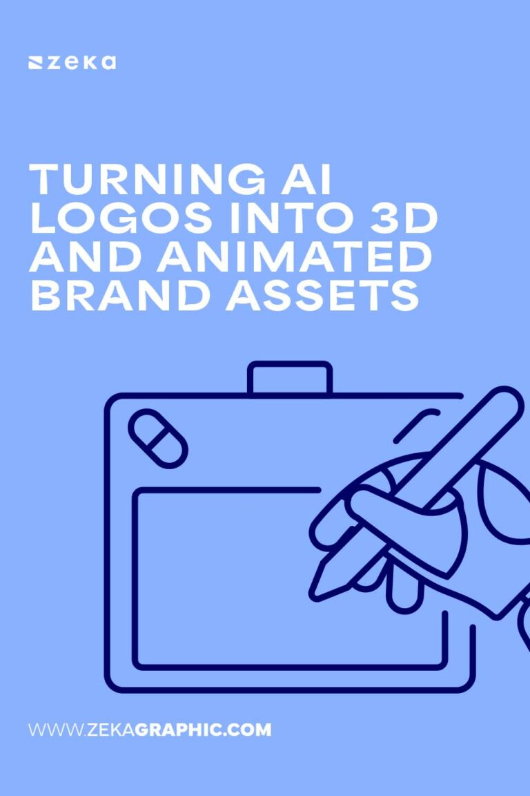 Turning AI logos into 3D and animated brand assets - Zeka Design
