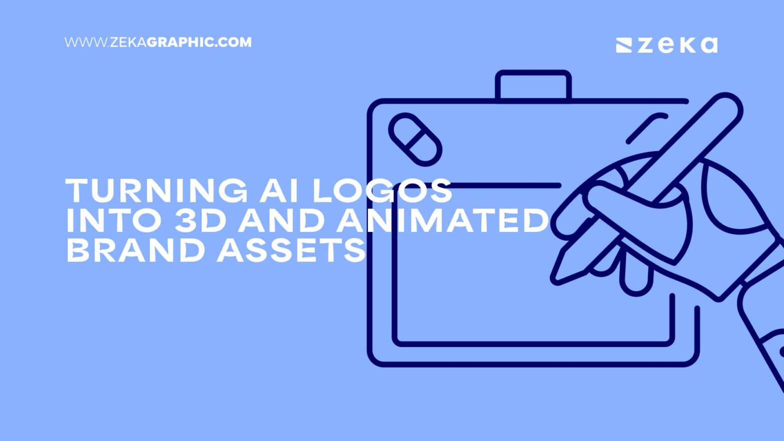 Turning AI logos into 3D and animated brand assets - Zeka Design