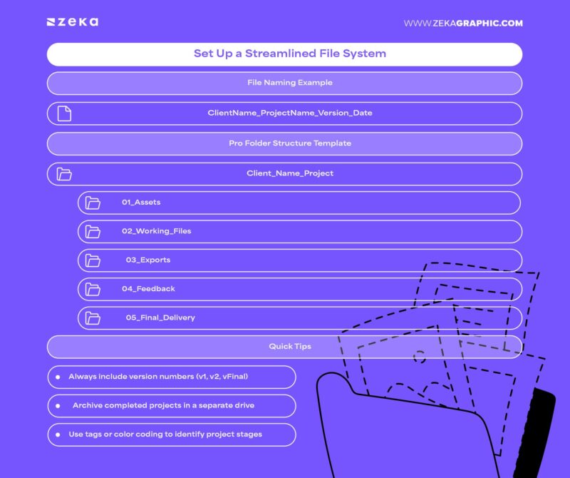 How to Stay Organized as a Graphic Designer: Master Your Workflow ...