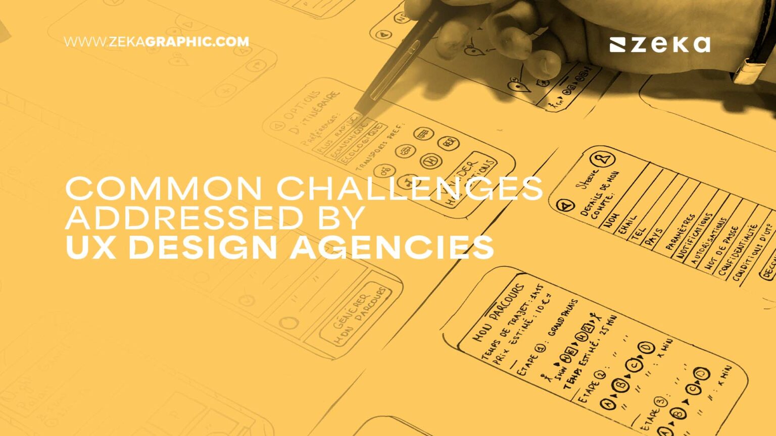 Common Challenges Addressed by UX Design Agencies - Zeka Design