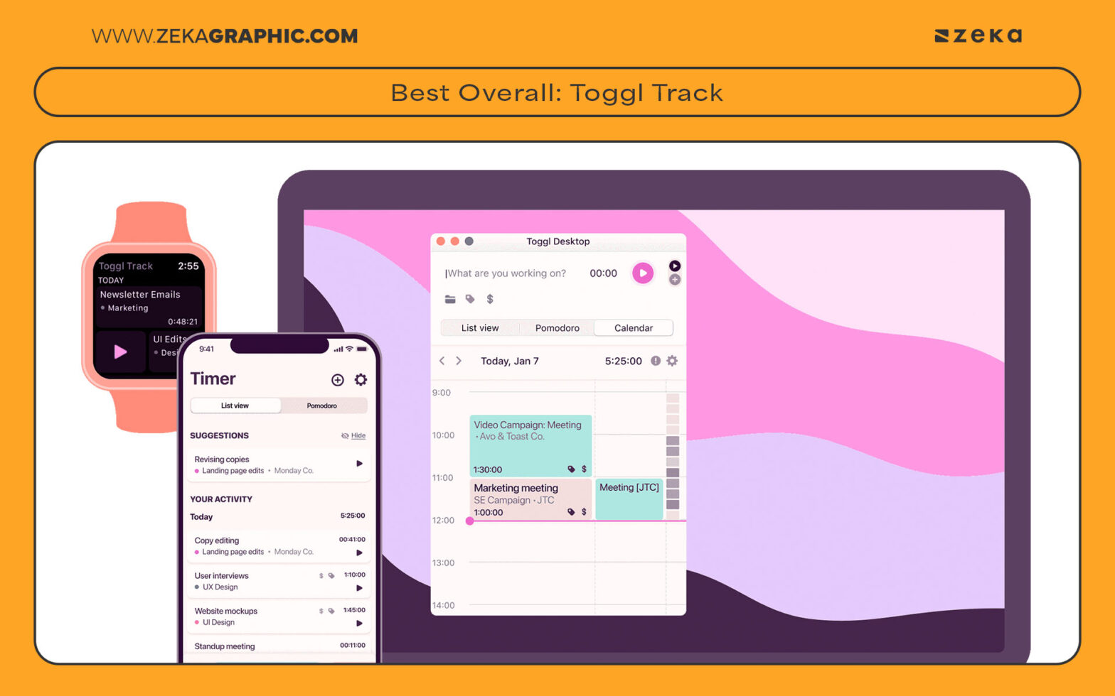 Top Time Tracking Tools for Freelance Graphic Designers - Zeka Design