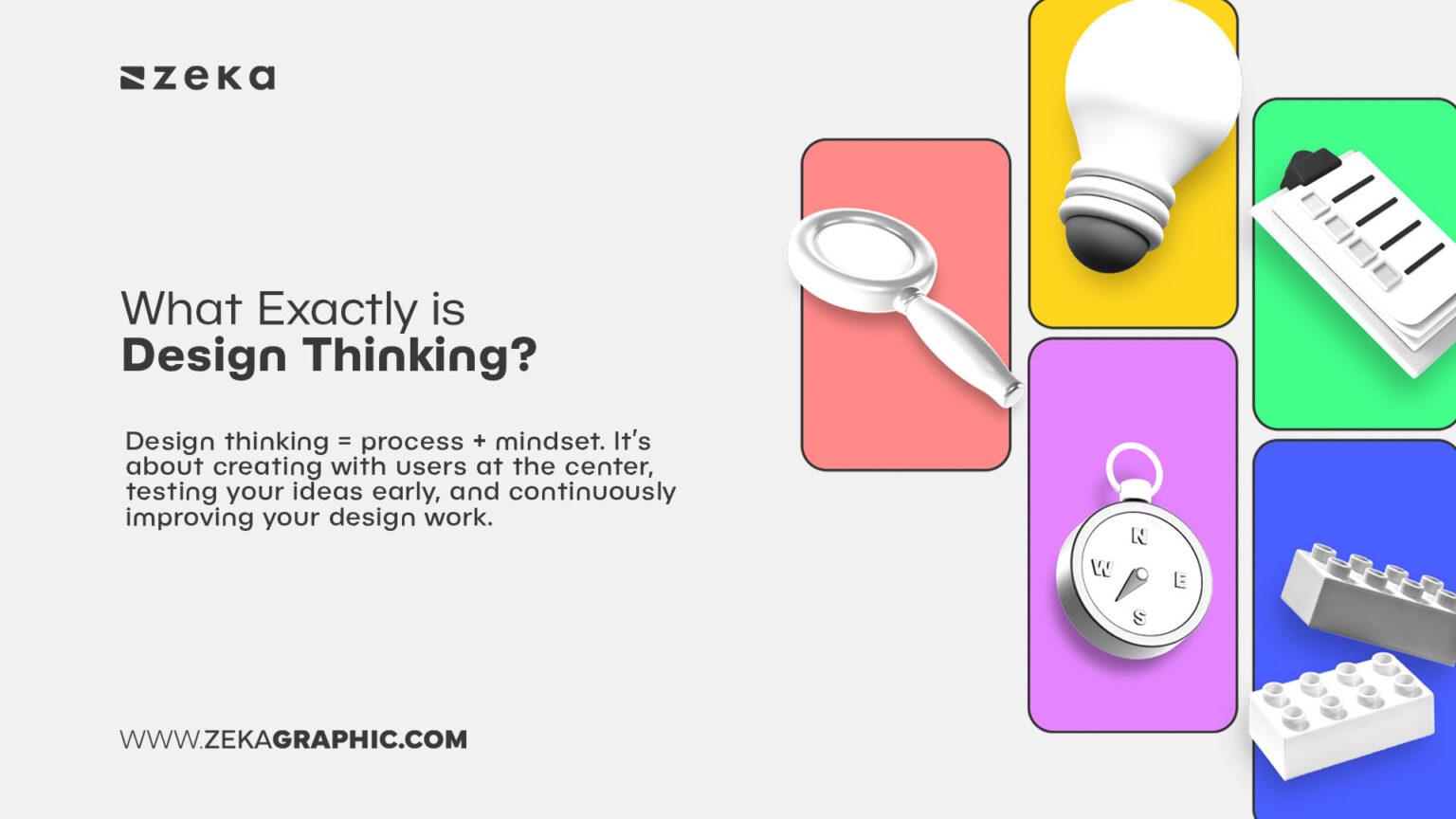 What is Design Thinking in Graphic Design? - Zeka Design