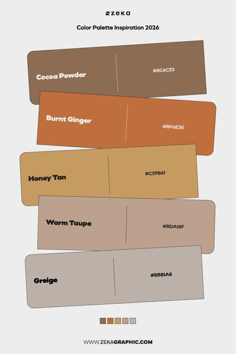 30 Creative Color Palette Ideas for 2026 - Zeka Design