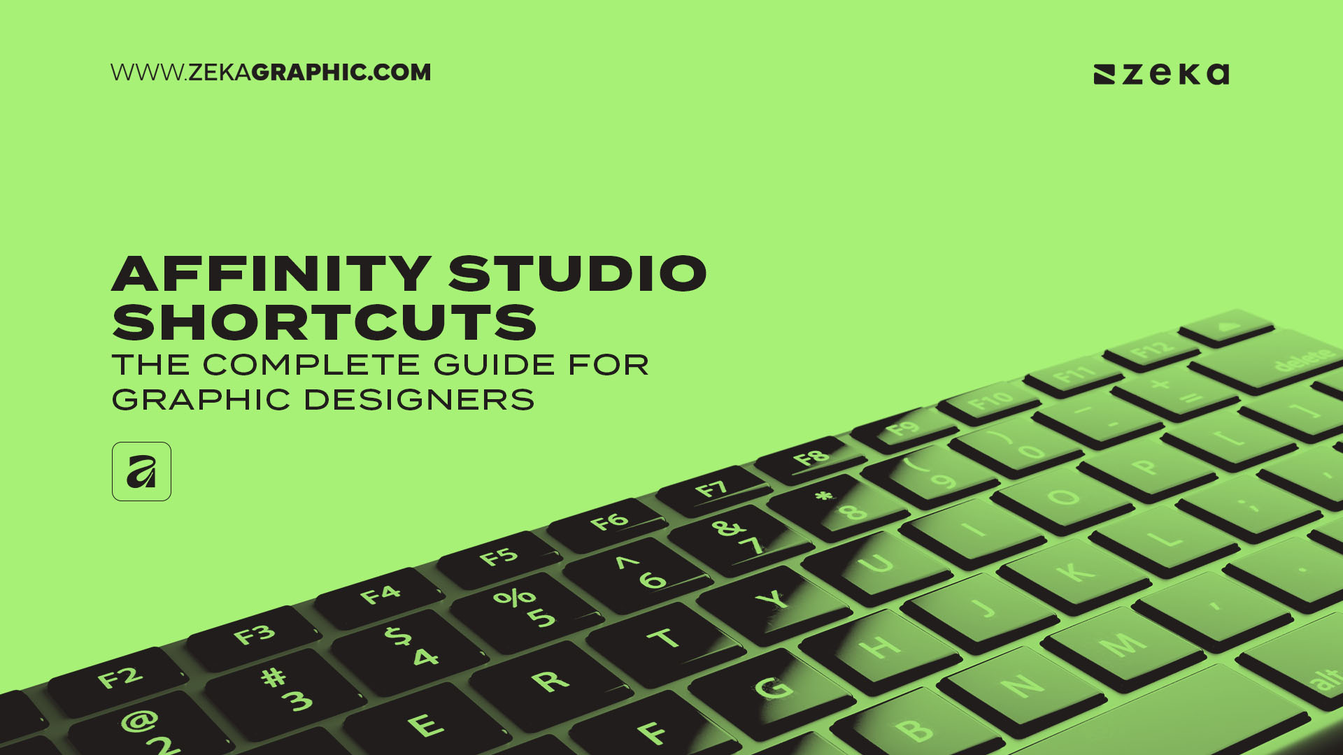 Affinity Studio Shortcuts (2026 Complete Guide) - Zeka Design
