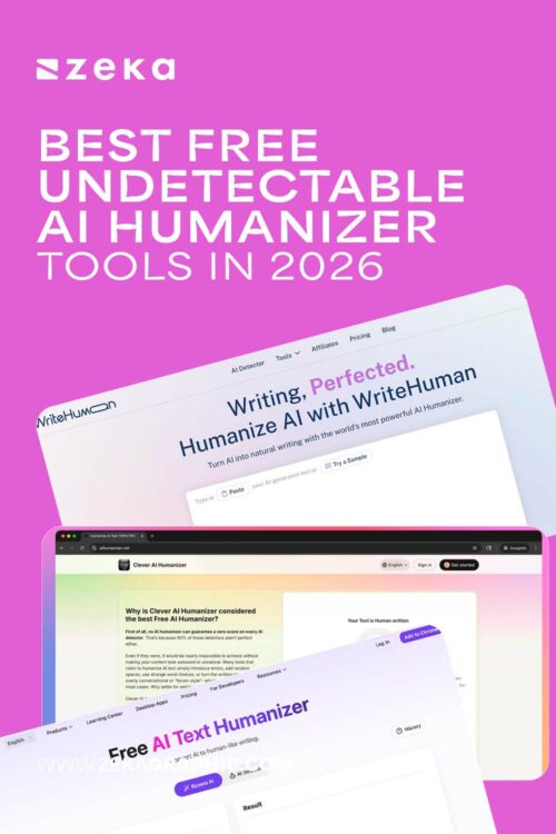 Best Free Undetectable AI Humanizer Tools in 2026 - Zeka Design