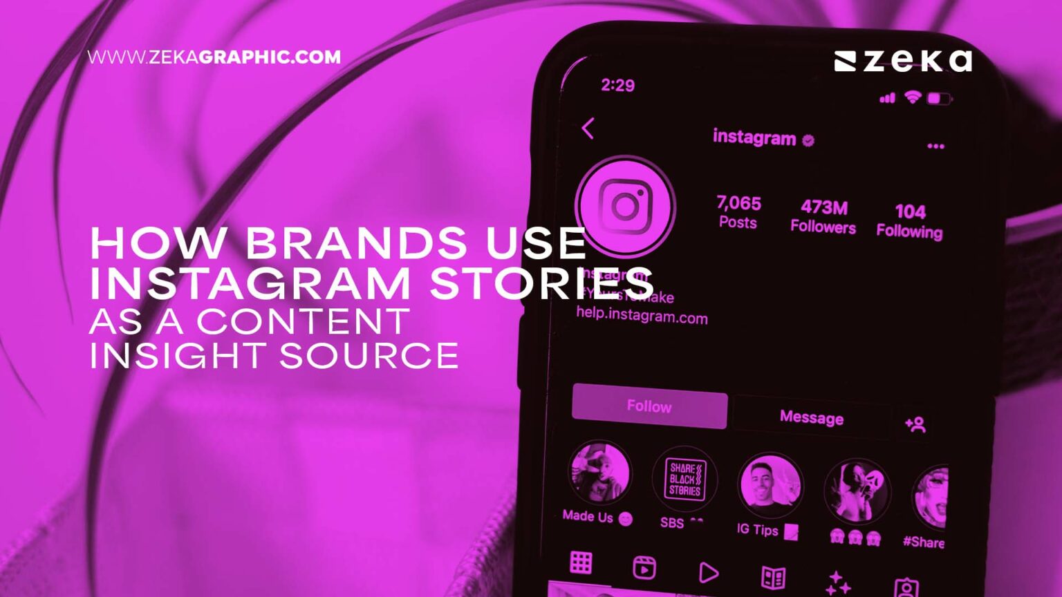How Brands Use Instagram Stories as a Content Insight Source - Zeka Design