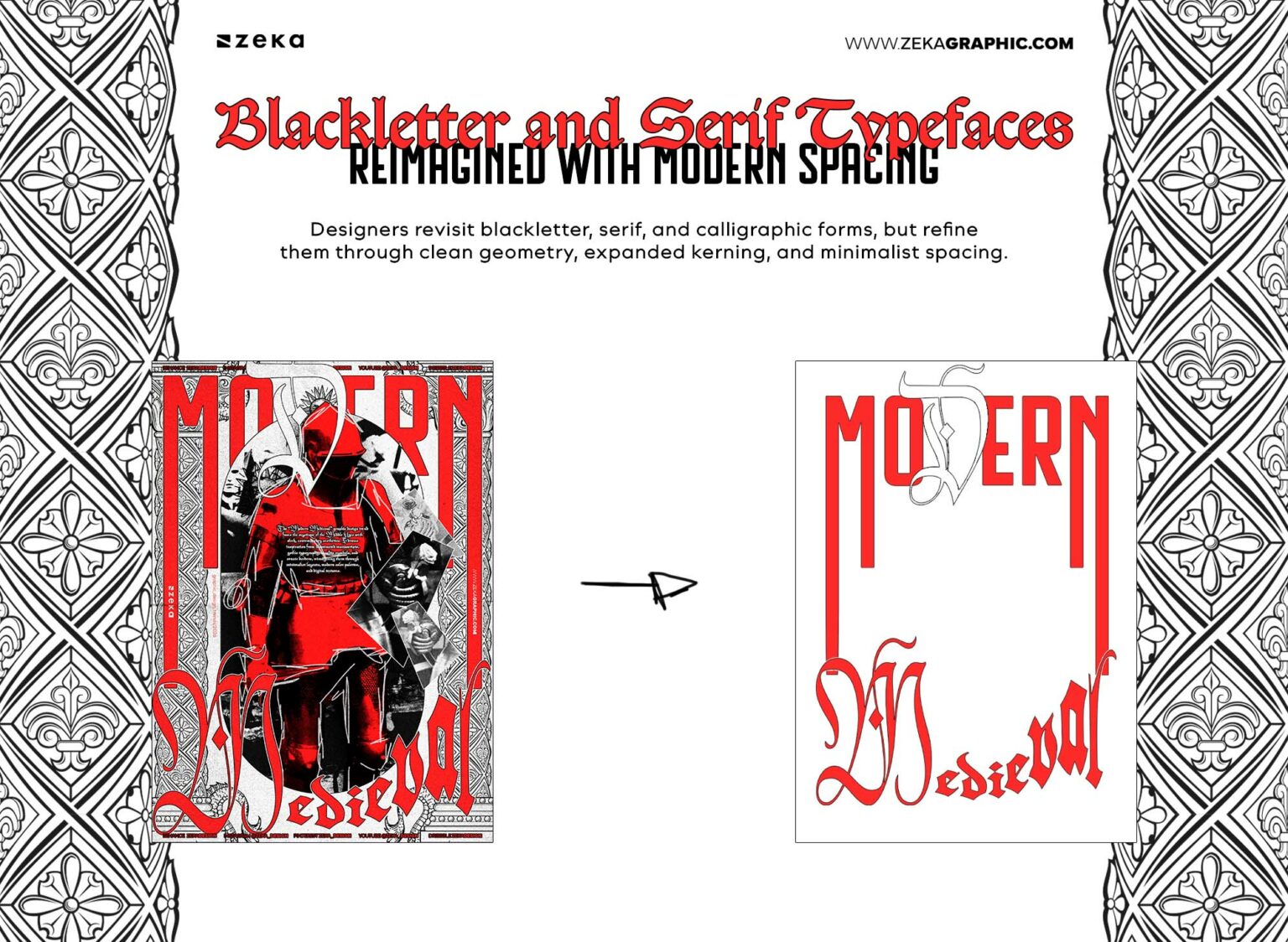 Modern Medieval Graphic Design (Blending Past and Future) - Zeka Design
