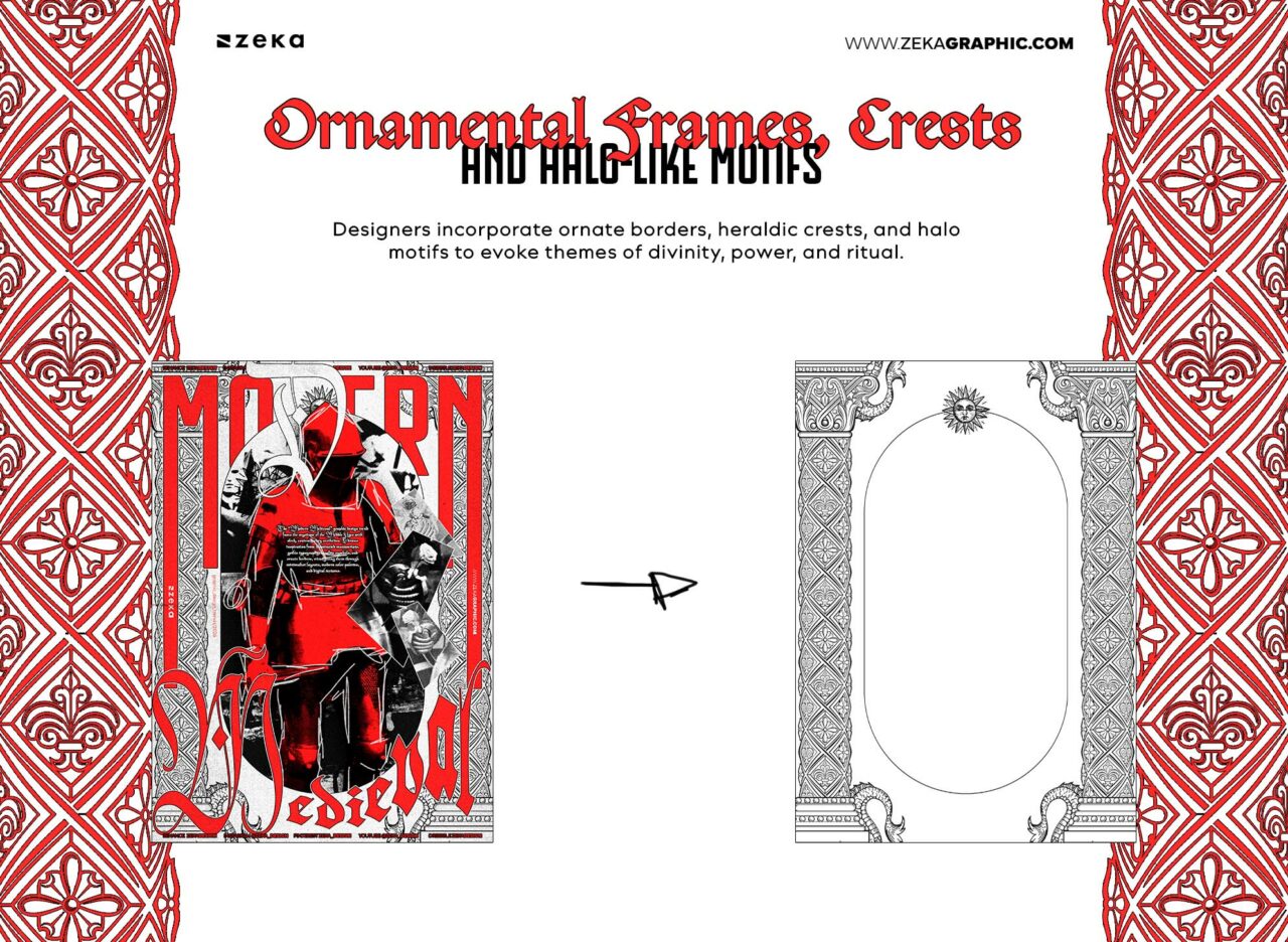 Modern Medieval Graphic Design (Blending Past and Future) - Zeka Design