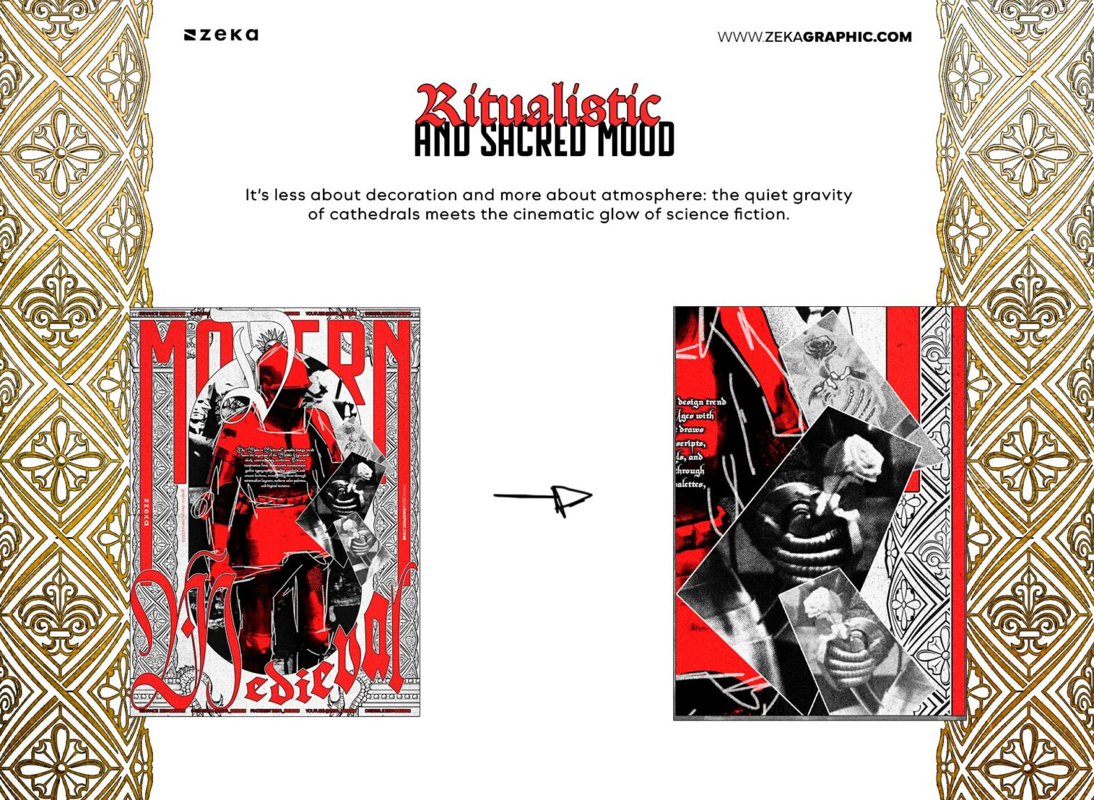 Modern Medieval Graphic Design (Blending Past and Future) - Zeka Design