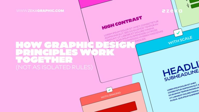 How Graphic Design Principles Work Together (Not as Isolated Rules ...