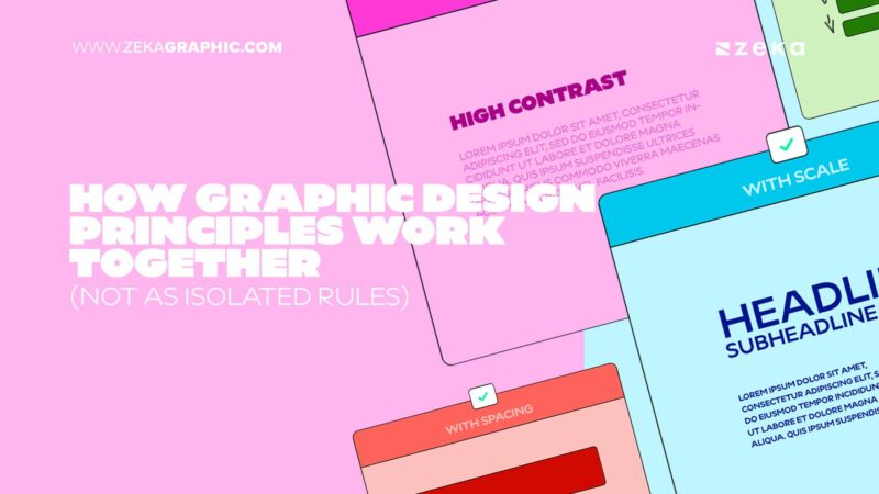 How Graphic Design Principles Work Together (Not as Isolated Rules ...